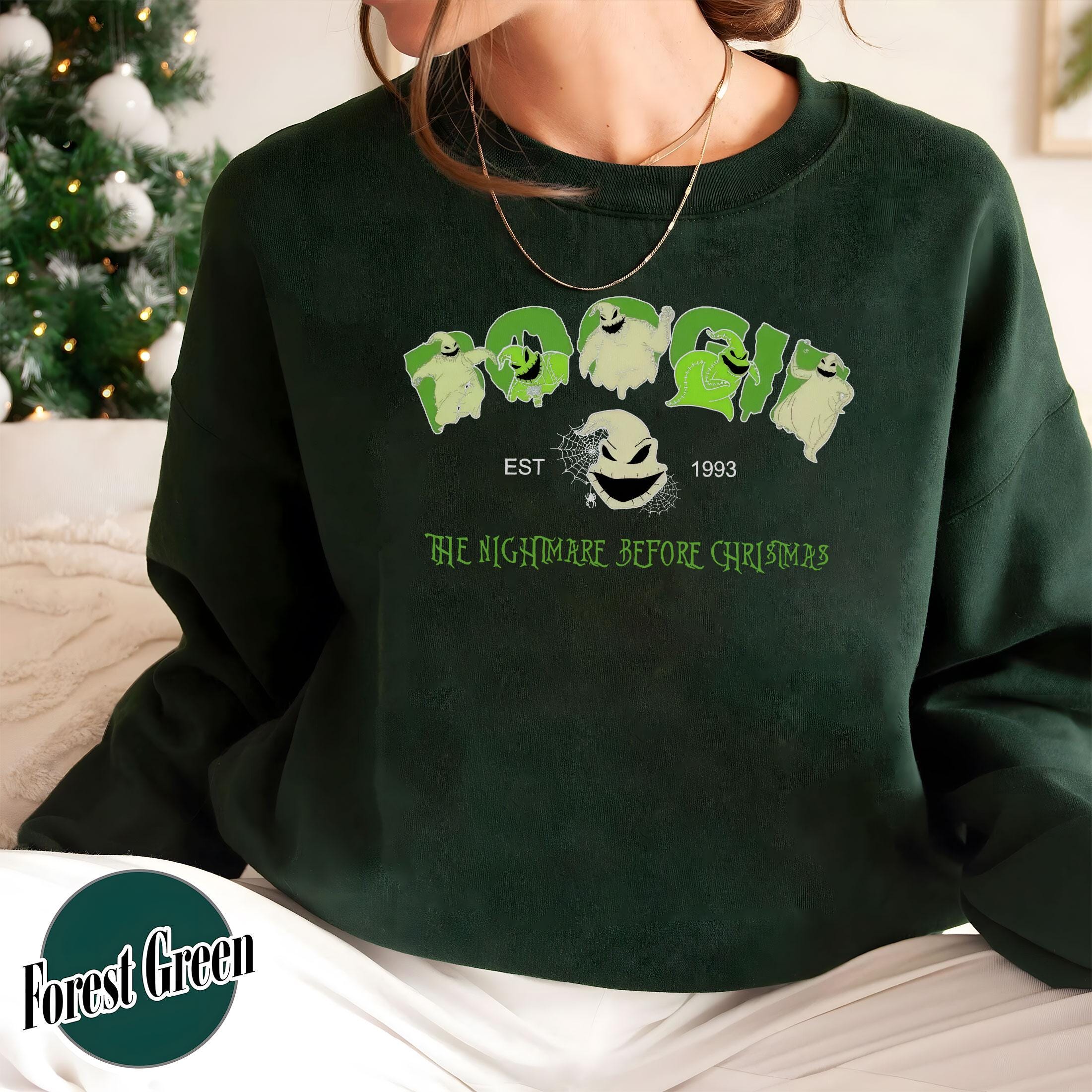 Oogie Boogie Nightmare Before Christmas Crewneck Sweatshirt, Spooky ...