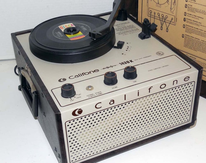 Califone 1430K Record Player Refurbished With Warranty - Etsy