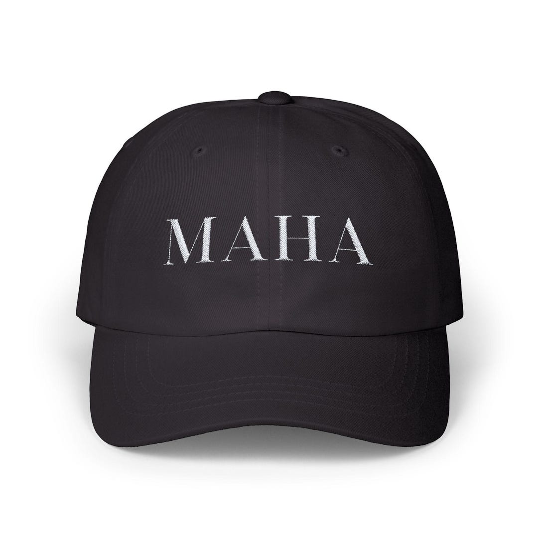 MAHA Embroidered Ball Cap Adjustable Hat for Proud Supporters Make ...