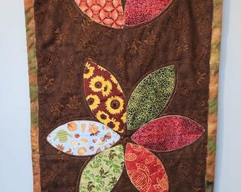 Autumn Leaves Quilted Table Runner Pattern PDF - Etsy