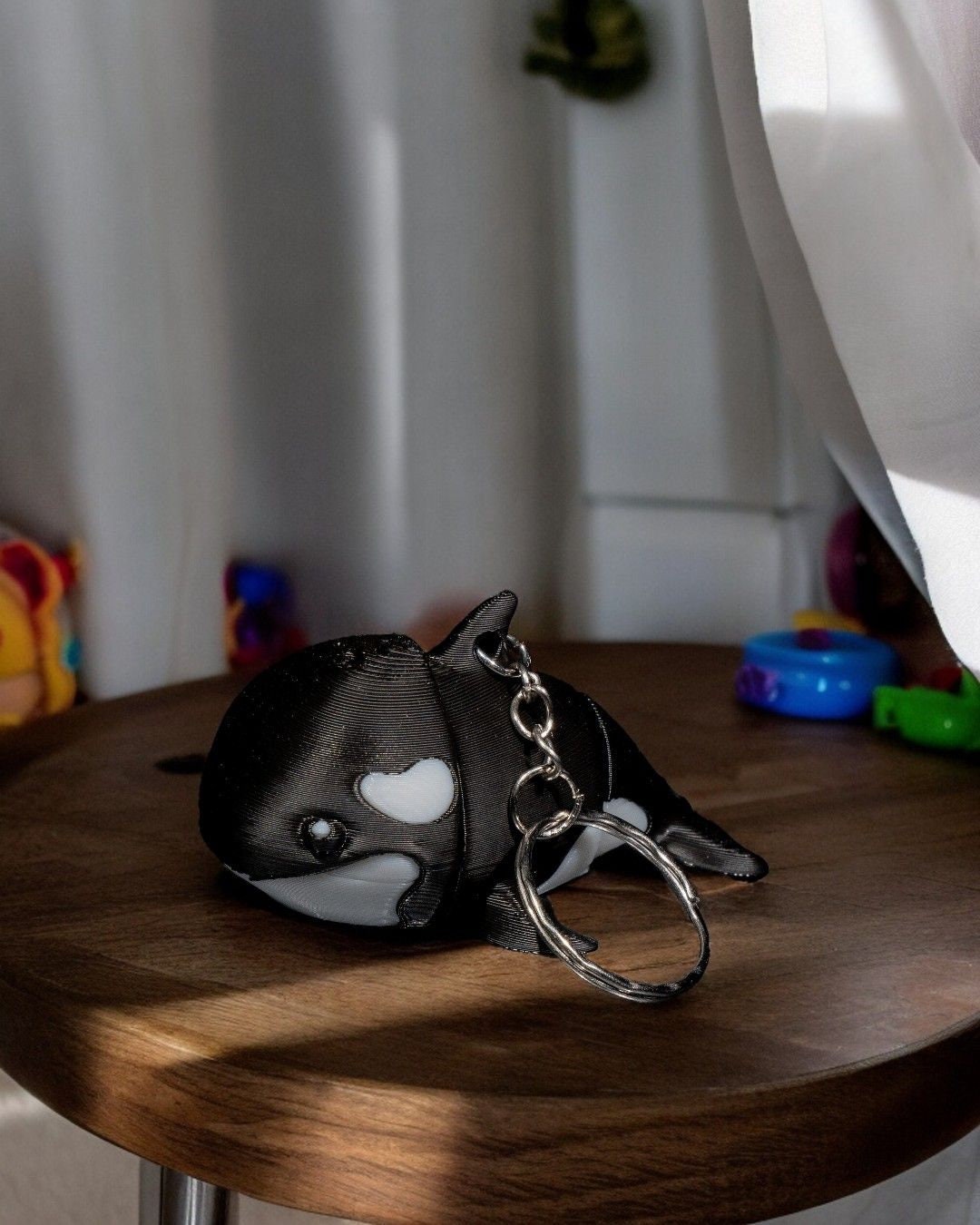 Adorable Flexible Orca 3D Print With Keychain Option - Etsy