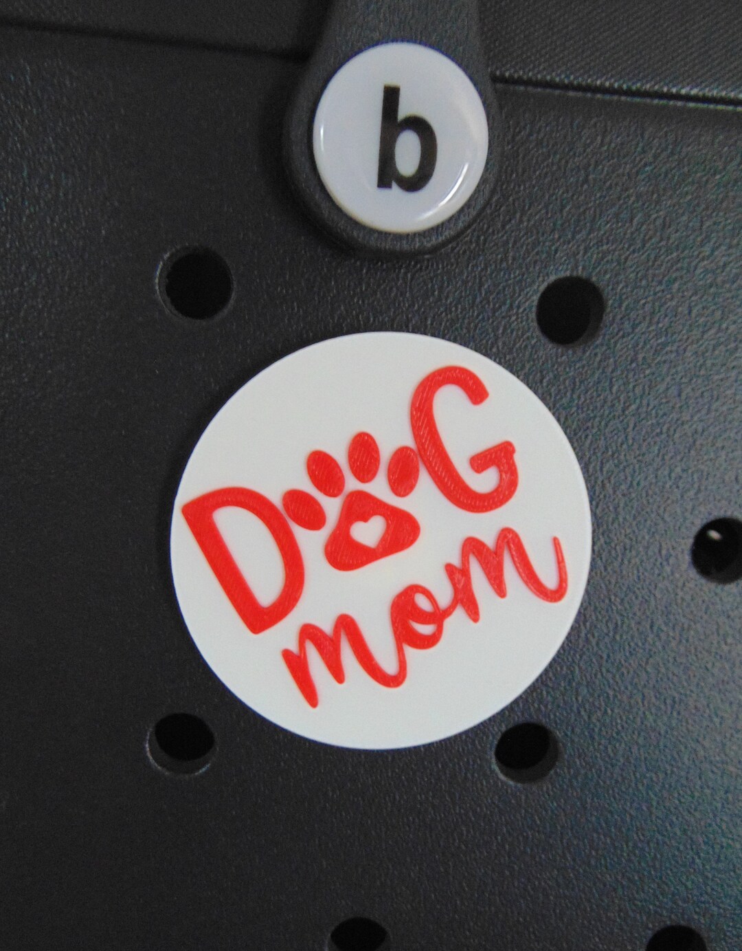 Dog Mom Round Bogg Bag Charm - 3D Printed - Simply Southern - Etsy