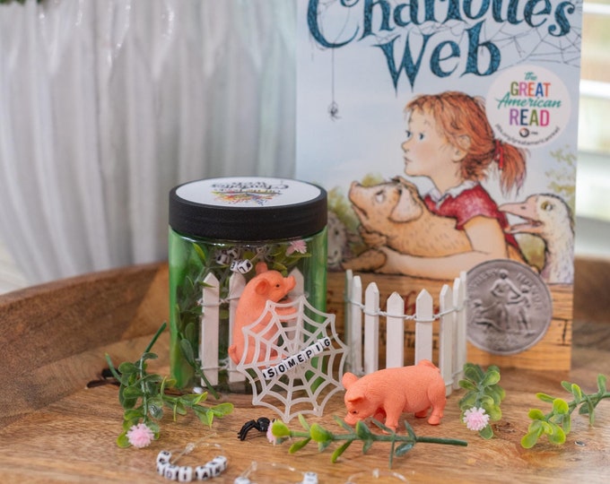 Charlotte’s Web Read Aloud Playdough Jar - Etsy