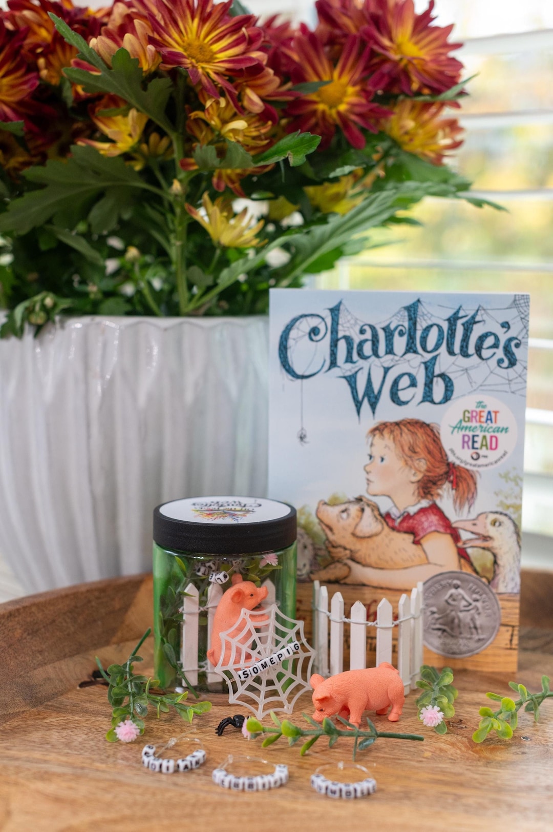 Charlotte’s Web Read Aloud Playdough Jar - Etsy