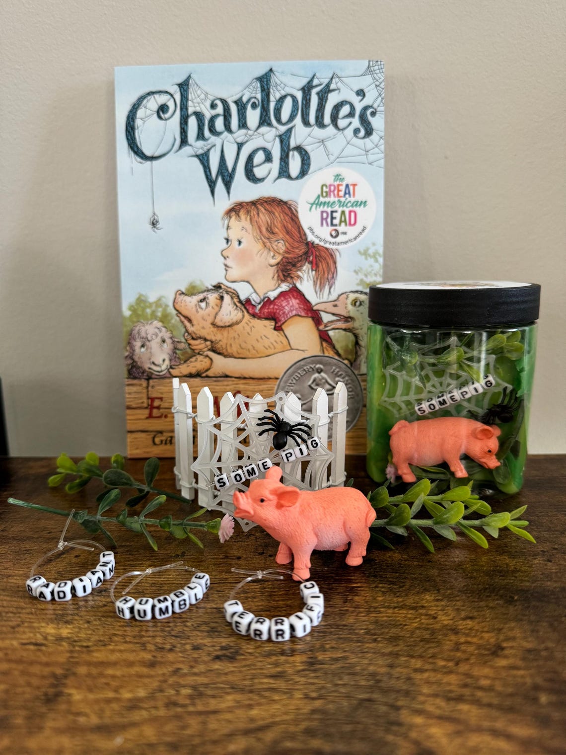 Charlotte’s Web Read Aloud Playdough Jar - Etsy