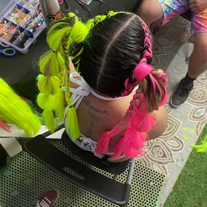 Rave Hair Extensions Different Colors Available and Custom Styles (2 ...