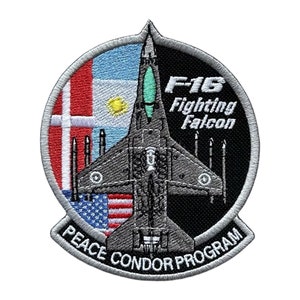 F16 Argentina Air Force Embroidered Patch Condor Project - Etsy