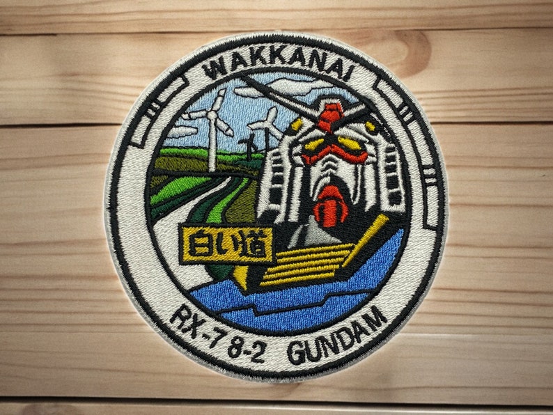 Gundam Inspired Embroidered Patch Iron On - Etsy