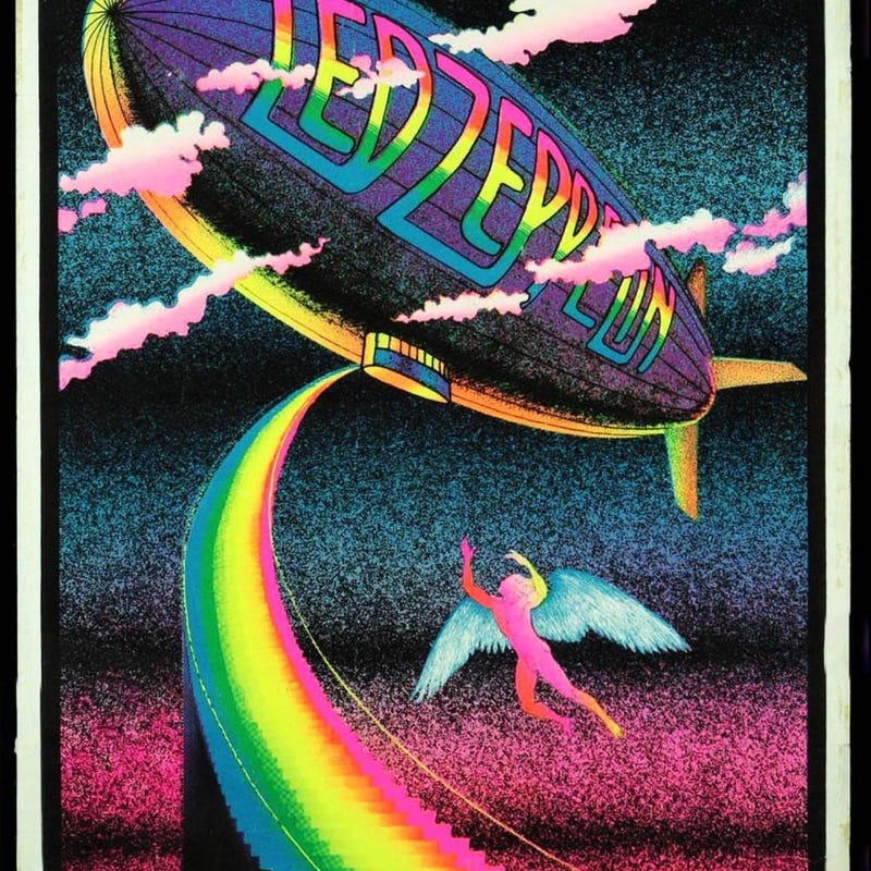 Black Light Posters Rock - Etsy