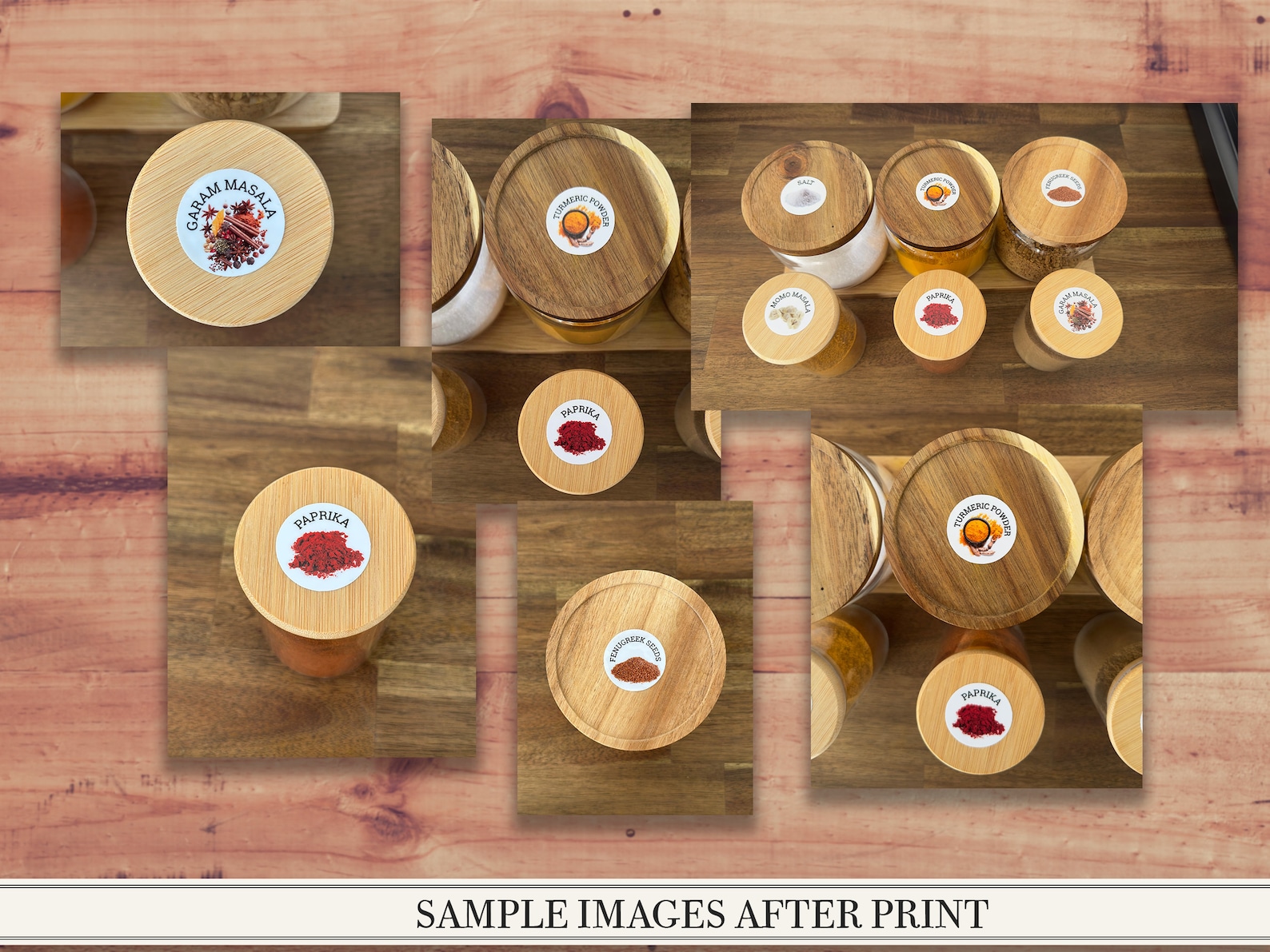 Printable Spice Jar Labels (PNG and Pdfs). Set of 36 Different Premium ...