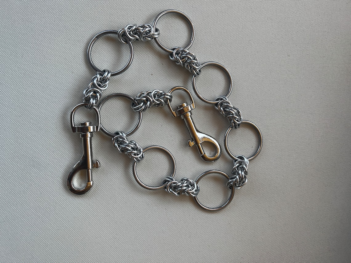 Handcrafted Byzantine Weave Chainmail Belt Chain - Etsy