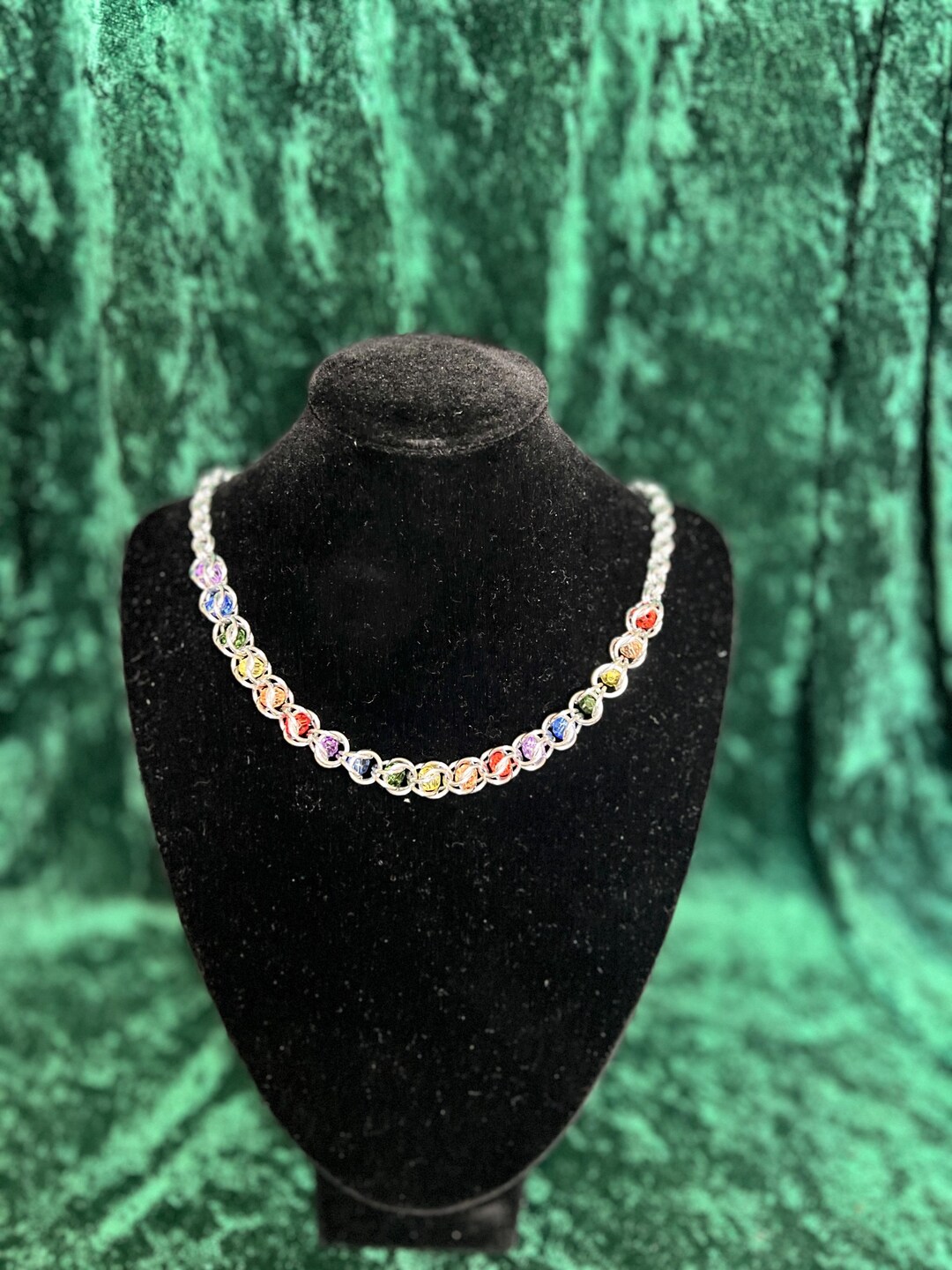 Handmade Capture Bead Choker Necklace - Etsy