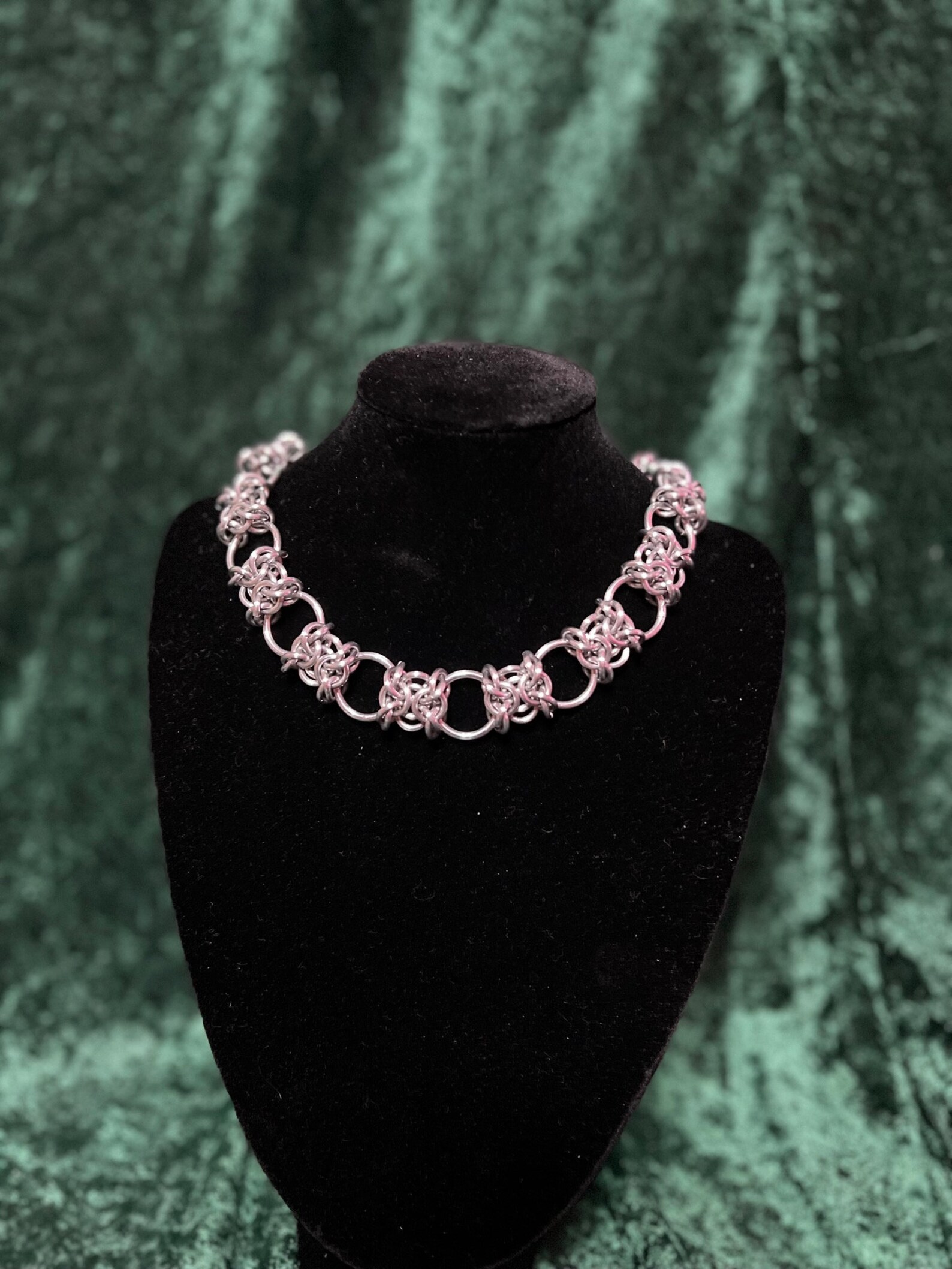 Handmade Chunky Orc Weave Chainmail Choker Necklace - Etsy