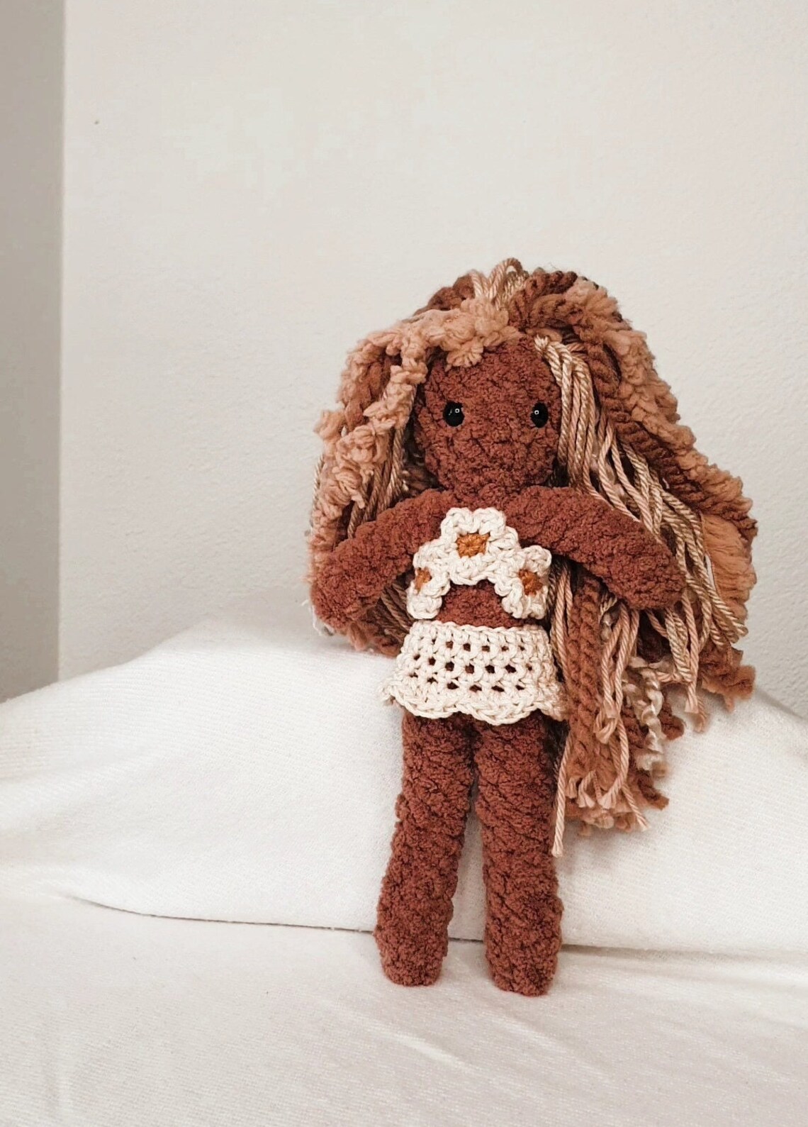 Everly Doll Crochet Pattern/ Low Sew Crochet Pattern/ Dress up Doll ...