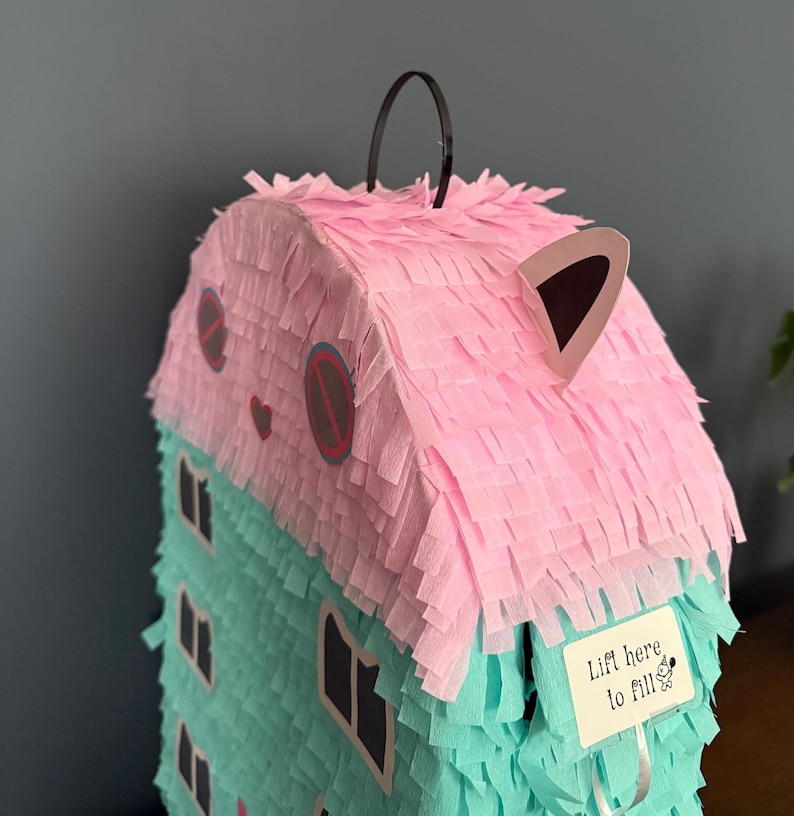 Gabby's Dollhouse Pinata: Handmade Gabby Cat Party Decoration - Etsy