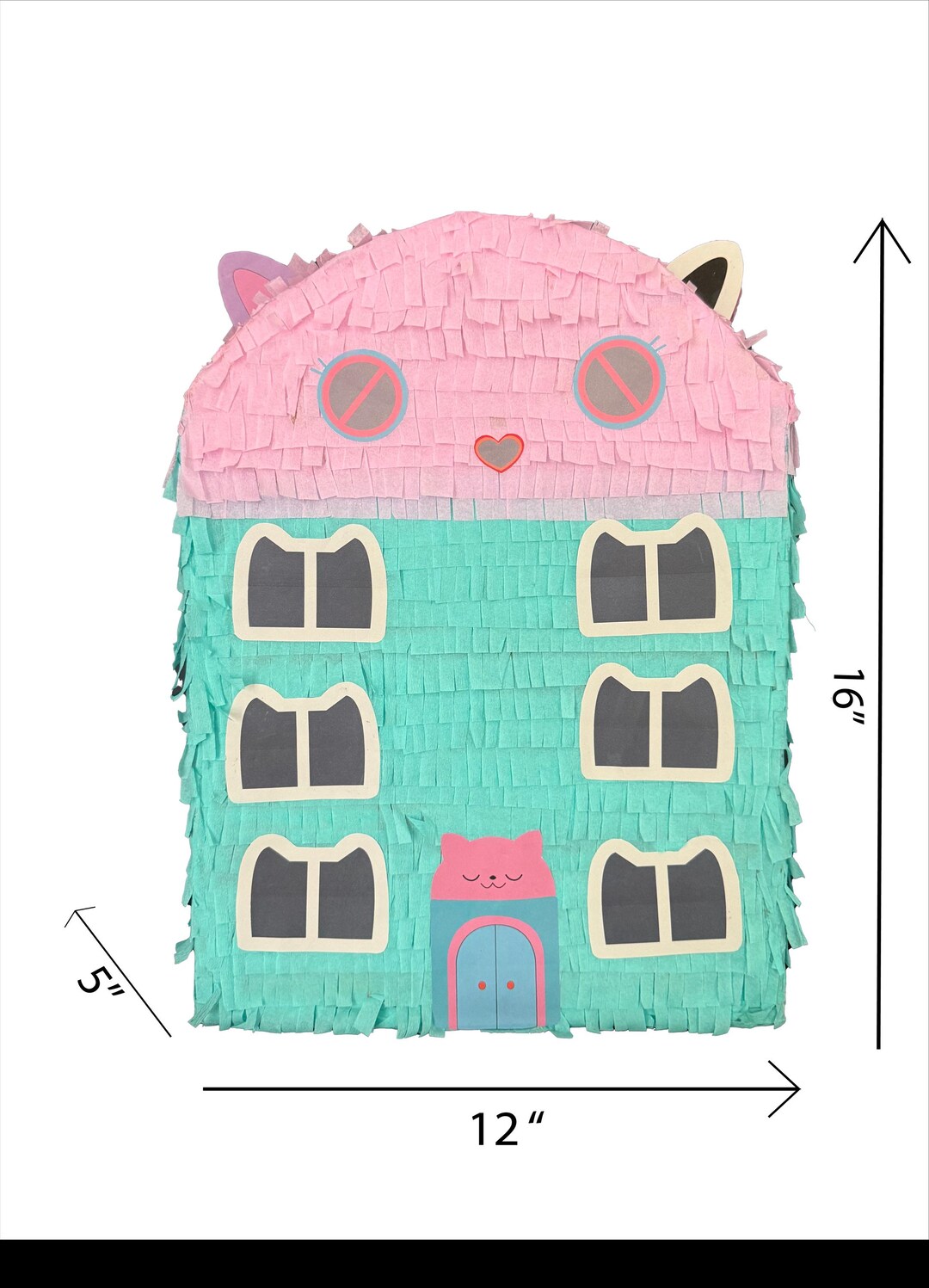 Gabby Dollhouse Pinata: Gabby Cat Theme, Handmade Party Decoration - Etsy