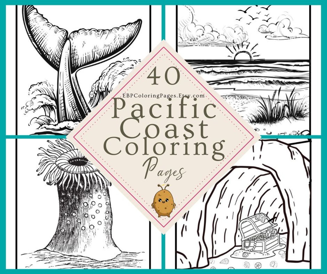 Pacific Coast Coloring Pages 40 Unique Coloring Pages Coloring Book ...