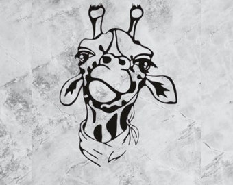 Giraffe Wall Art Laser Cut File - Etsy