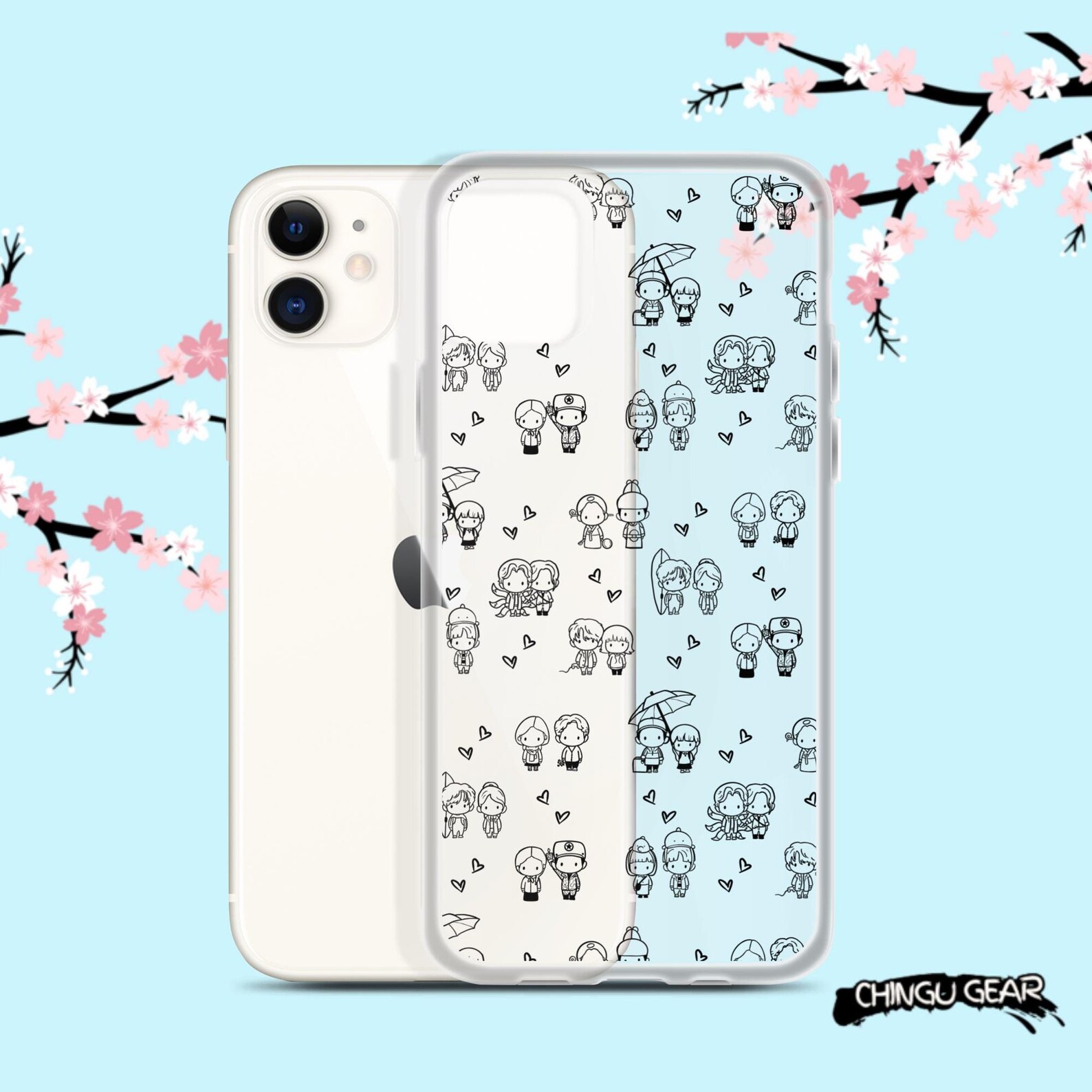 Saranghae K-drama iPhone Case in Black - Etsy