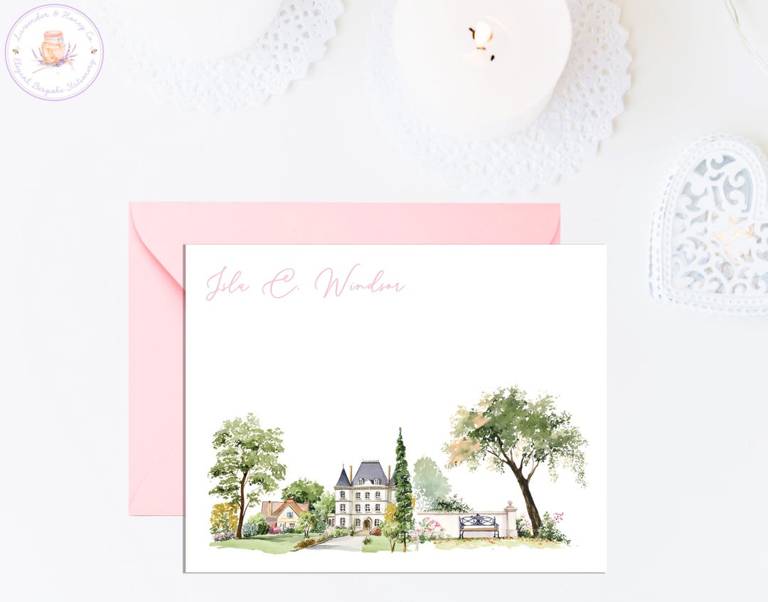 French Stationary, Greenery Stationery, Sage Green Stationery Gifts ...
