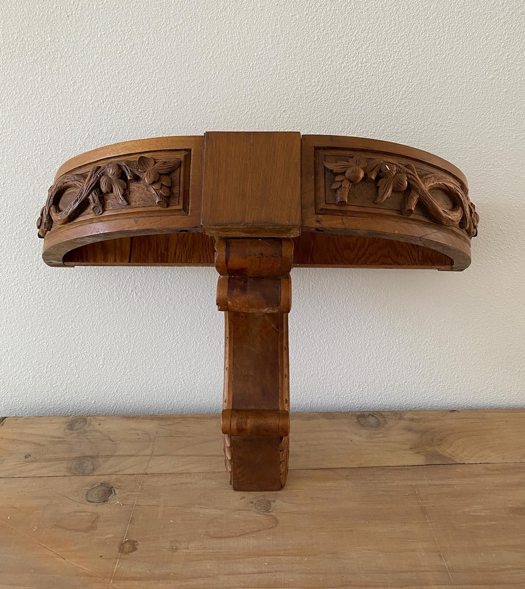 Antique Salvaged Canopy Crown Arch With Corbel Carved Wood Detailing - Etsy