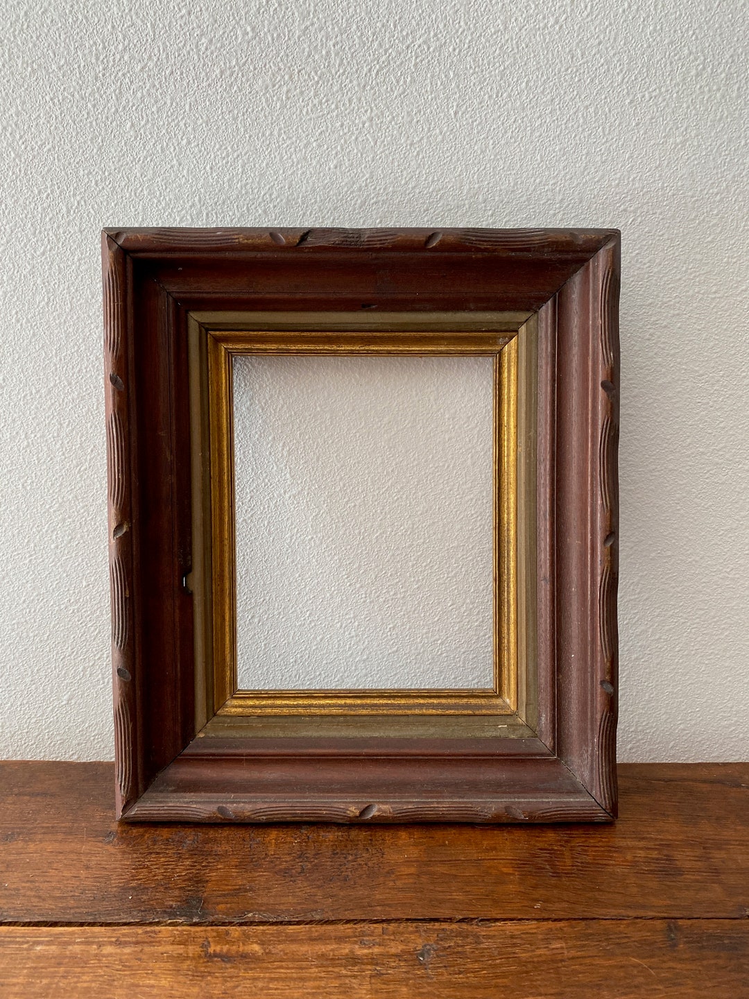 Antique Carved Wood Frame With Lemon Liner - Etsy