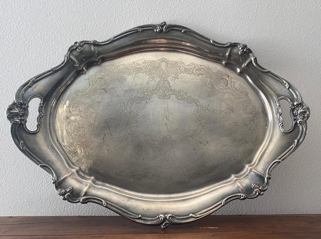 Extra Large Vintage Silverplate Serving Tray by Gorham - Etsy
