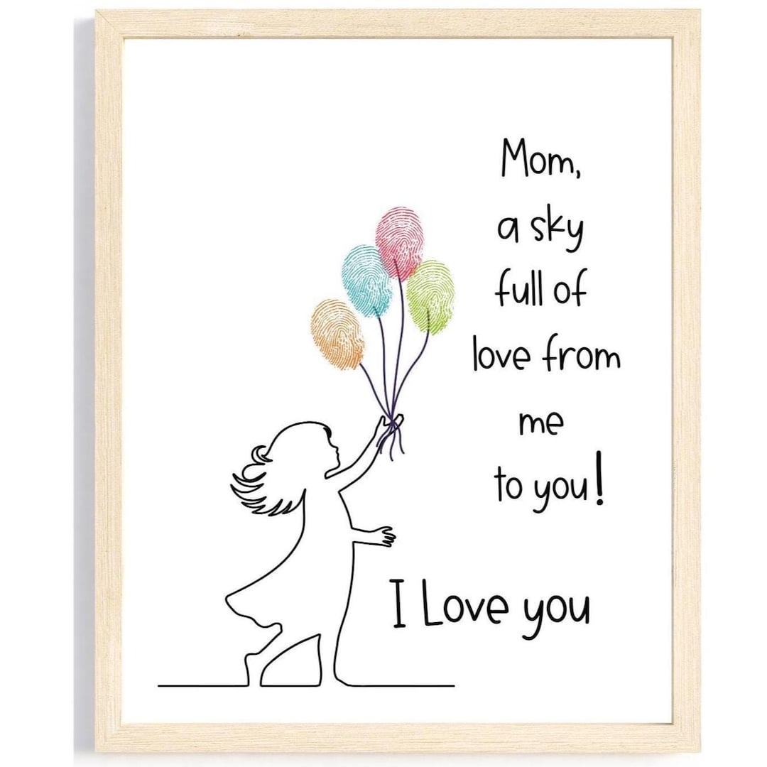 Mother’s Day Fingerprint Craft for Baby or Toddler | Mother's Day ...