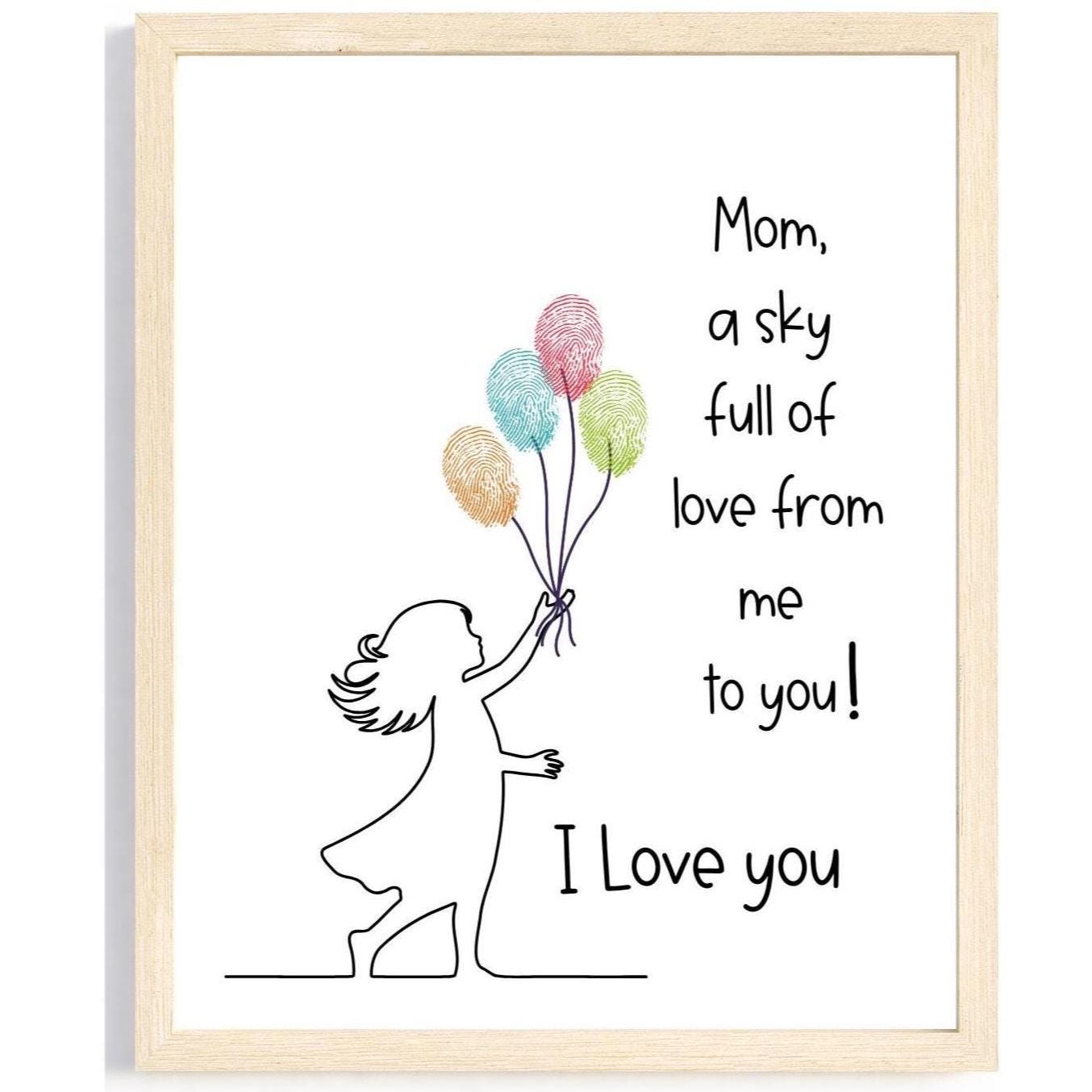 Mother’s Day Fingerprint Craft for Baby or Toddler | Mother's Day ...