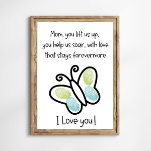 Mother’s Day Fingerprint Craft for Baby or Toddler | Mother's Day ...