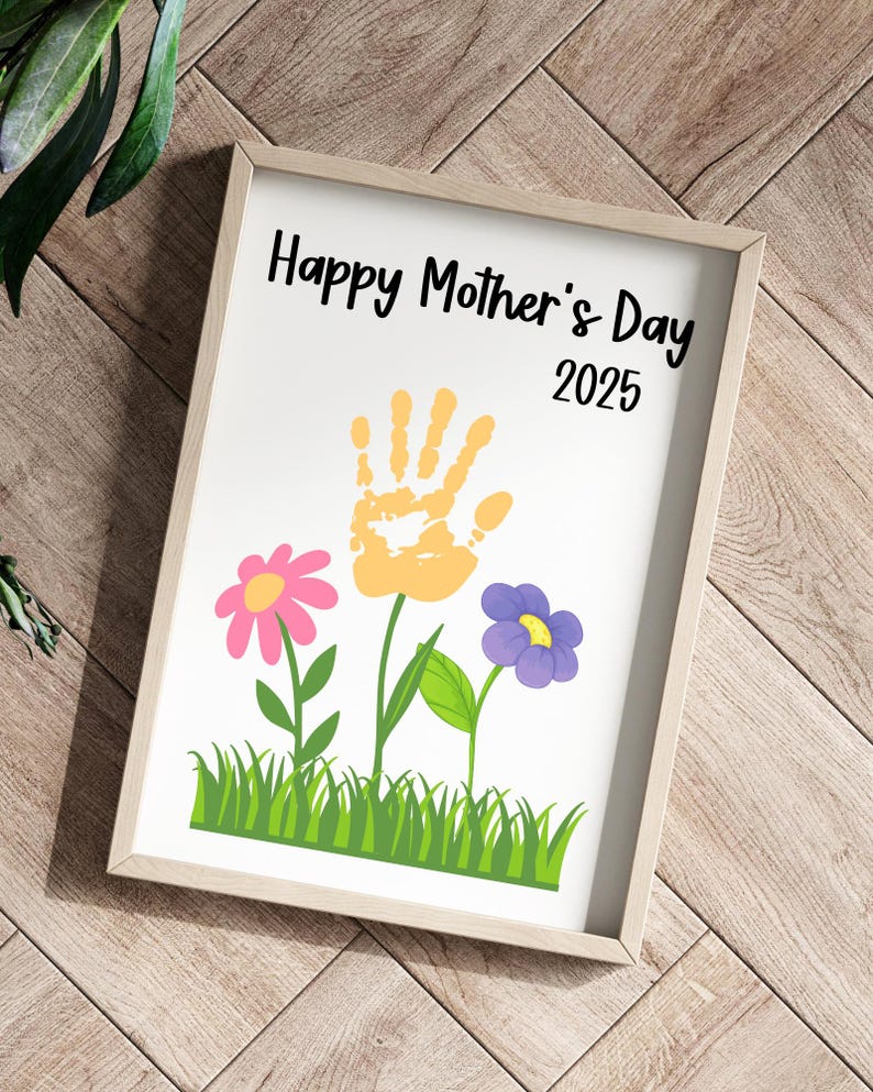 Mother’s Day Handprint Craft for Baby or Toddler | Mother's Day ...