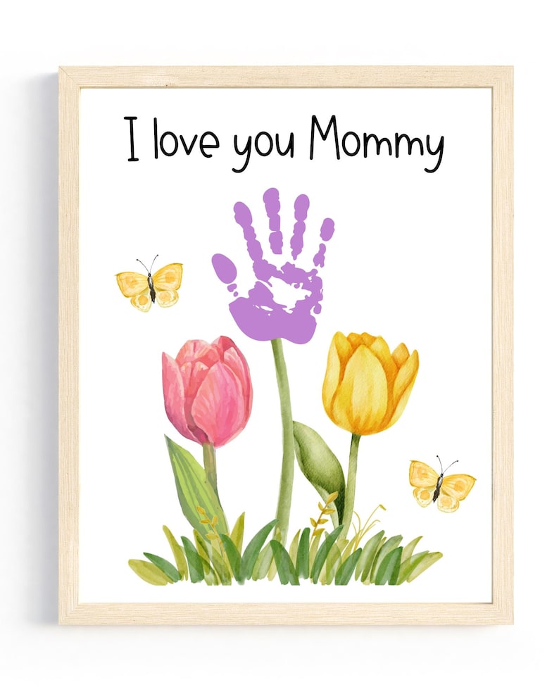 Mother’s Day Handprint Craft for Baby or Toddler | Mother's Day ...