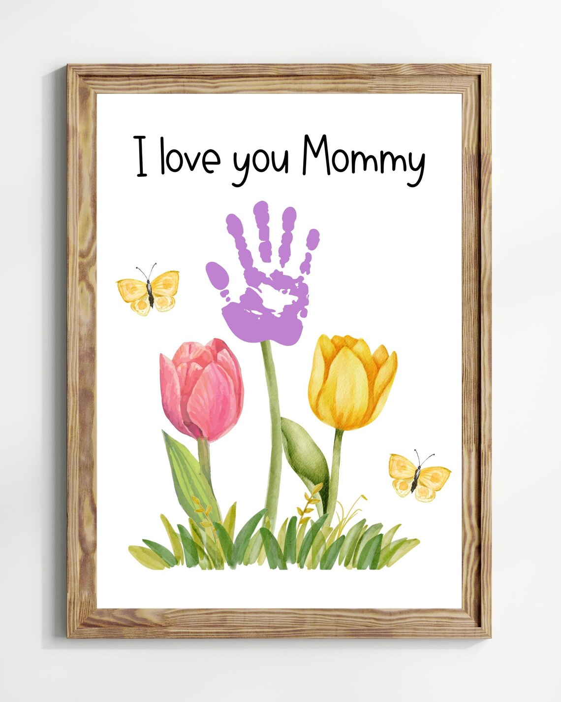 Mother’s Day Handprint Craft for Baby or Toddler | Mother's Day ...