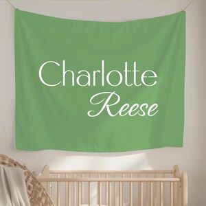 Personalized Girls Room Wall Tapestry, Name Tapestry for Little Girls ...
