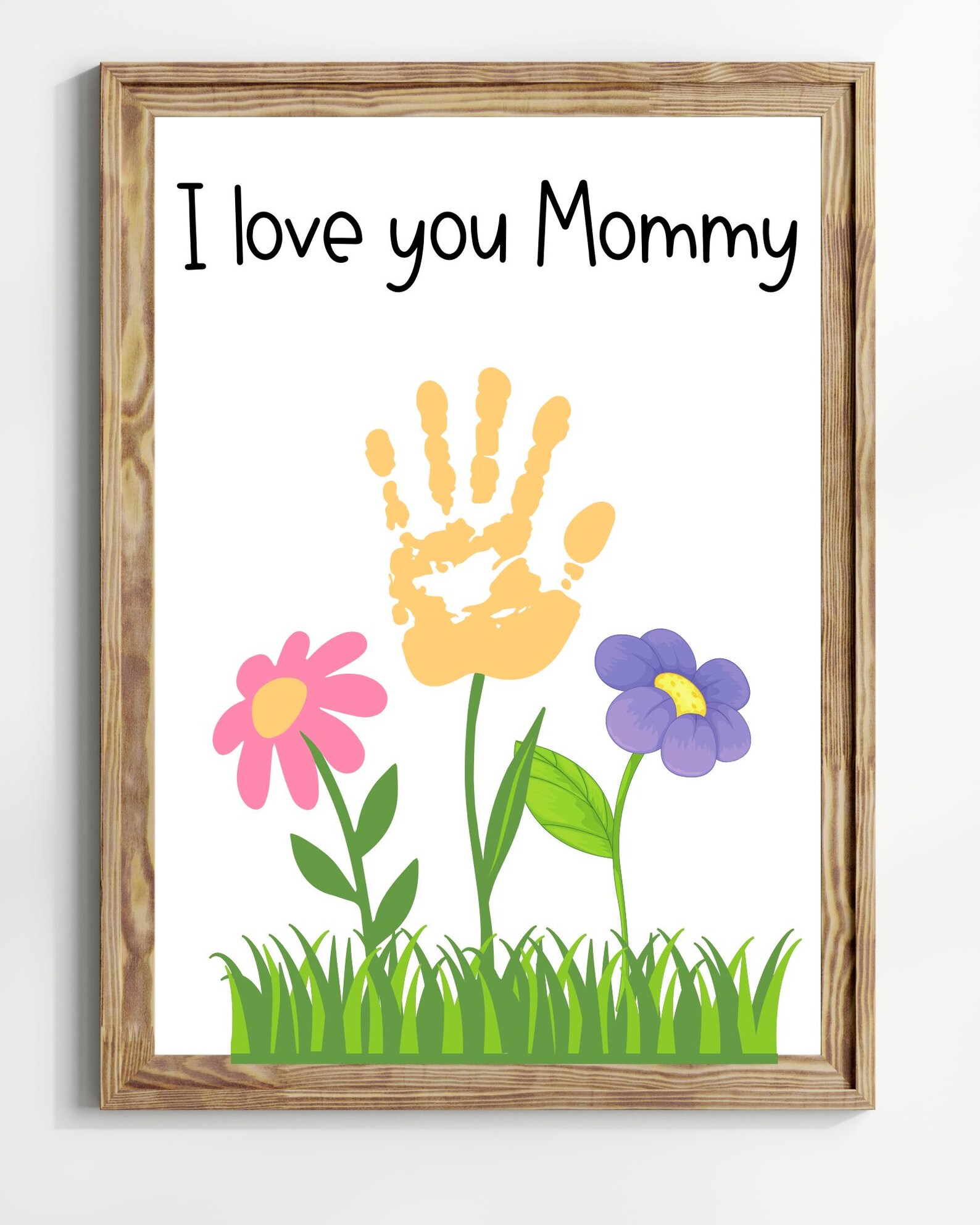 Mother’s Day Handprint Craft for Baby or Toddler | Mother's Day ...