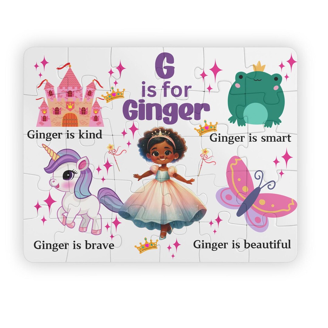 Personalized Kids' Puzzle, Custom Princess Personalized Puzzles for ...