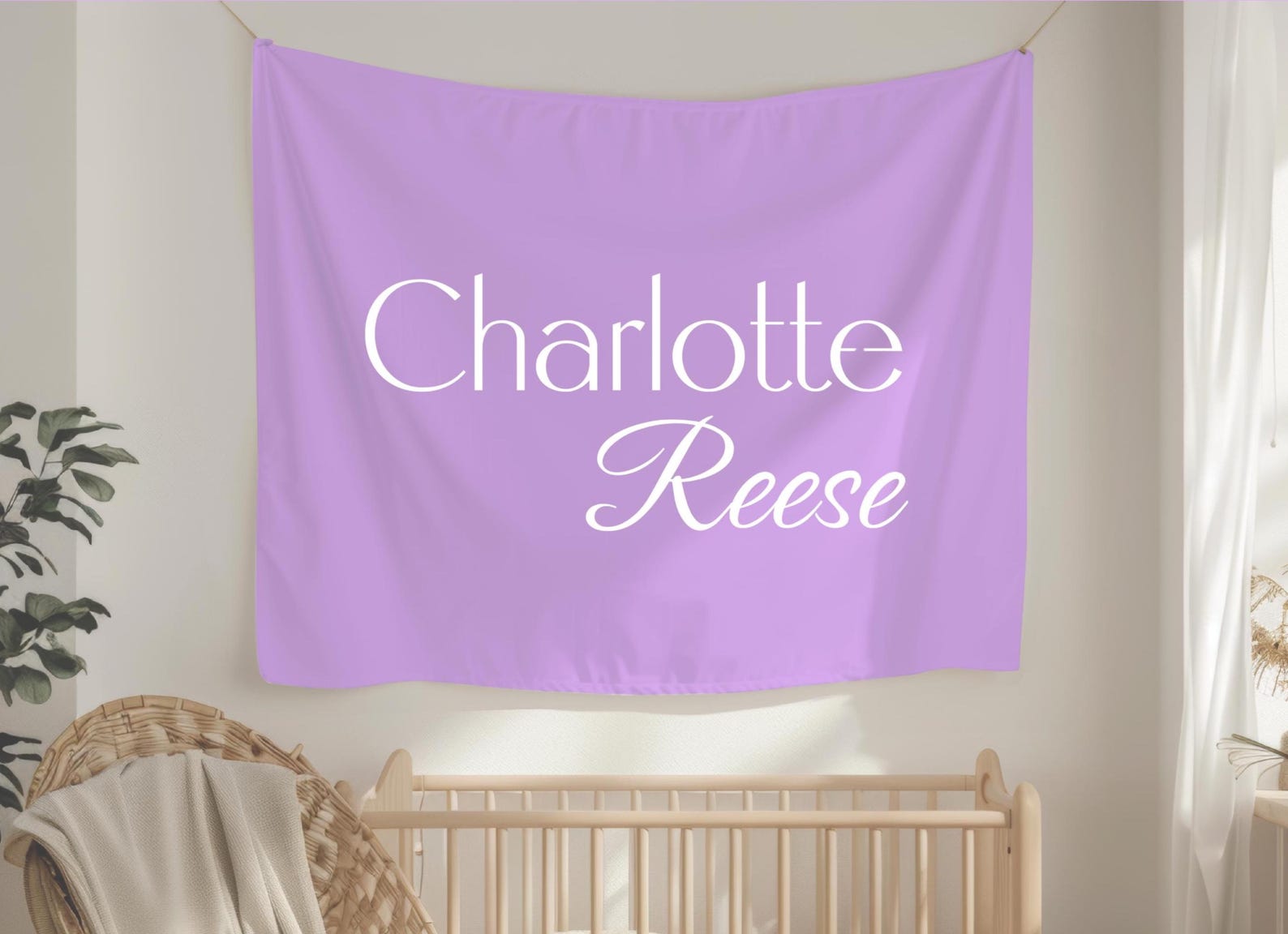 Personalized Girls Room Wall Tapestry, Name Tapestry for Little Girls ...