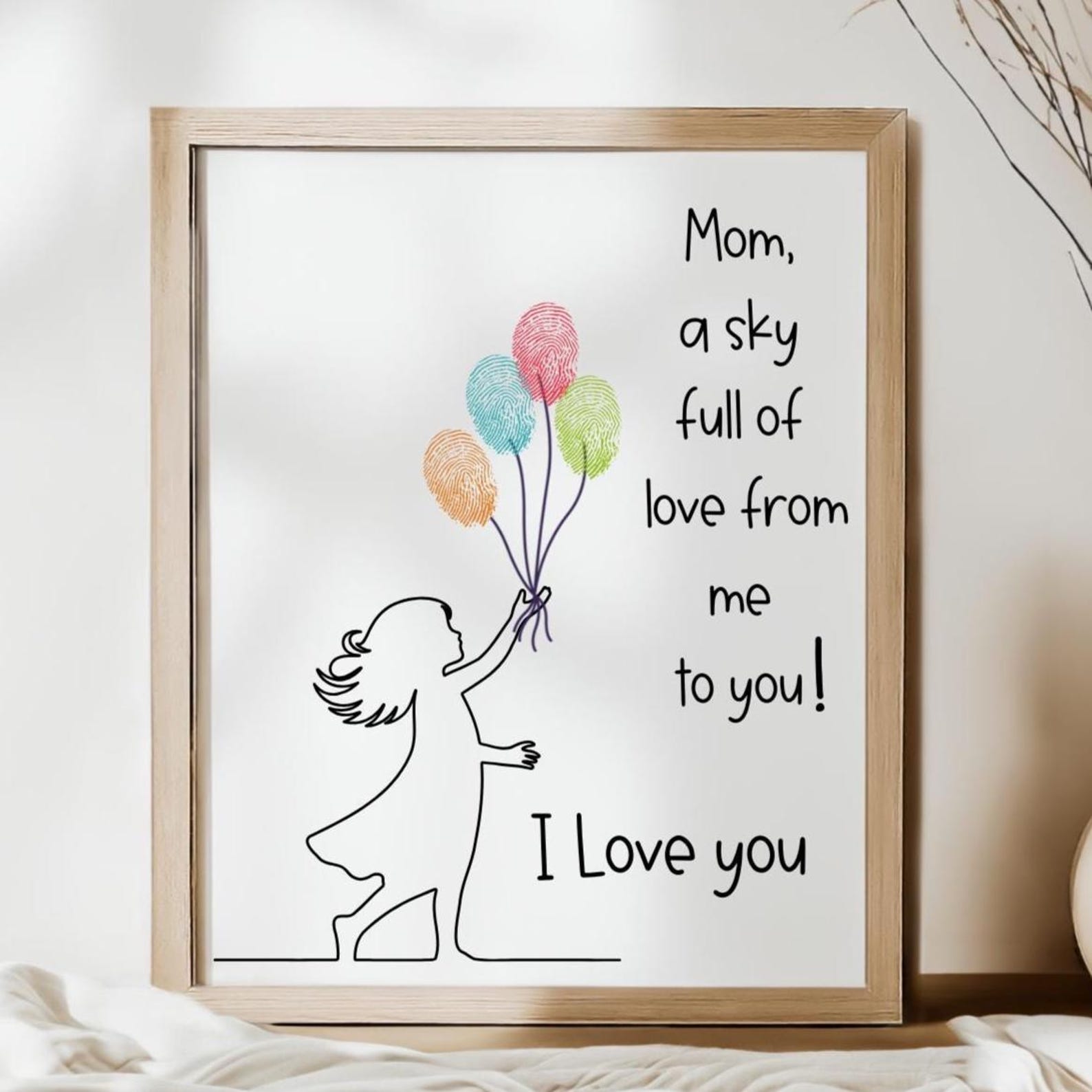 Mother’s Day Fingerprint Craft for Baby or Toddler | Mother's Day ...