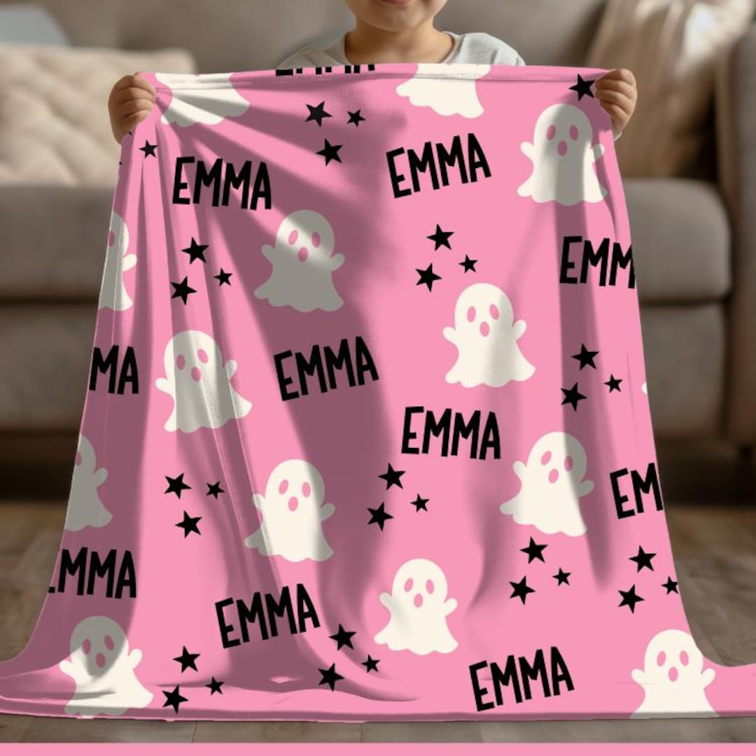 Kids Ghost Blanket | Ghost Halloween Throw | Spooky Blanket for Kids ...