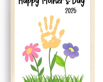 Mother’s Day Handprint Craft for Baby or Toddler | Mother's Day ...