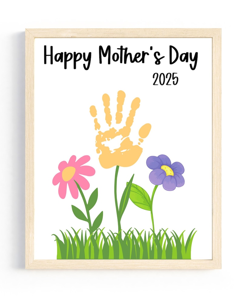 Mother’s Day Handprint Craft for Baby or Toddler | Mother's Day ...
