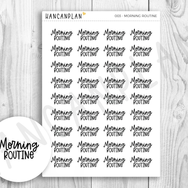 Morning Routine - Etsy