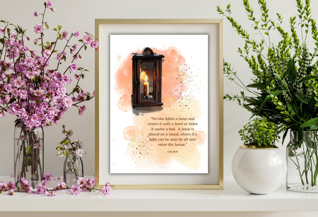 Printable Download of Bible Verse, Luke 8:16. Download in High ...