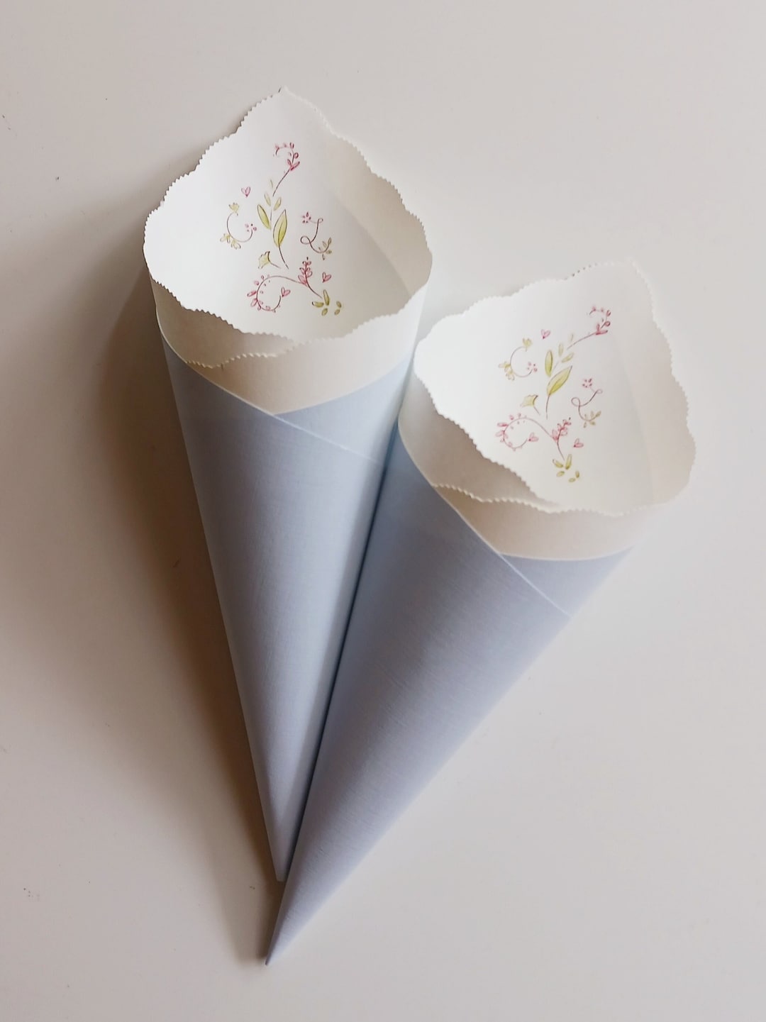 Wedding Cones in Custom Colors Foil for Petal Toss Confetti - Etsy