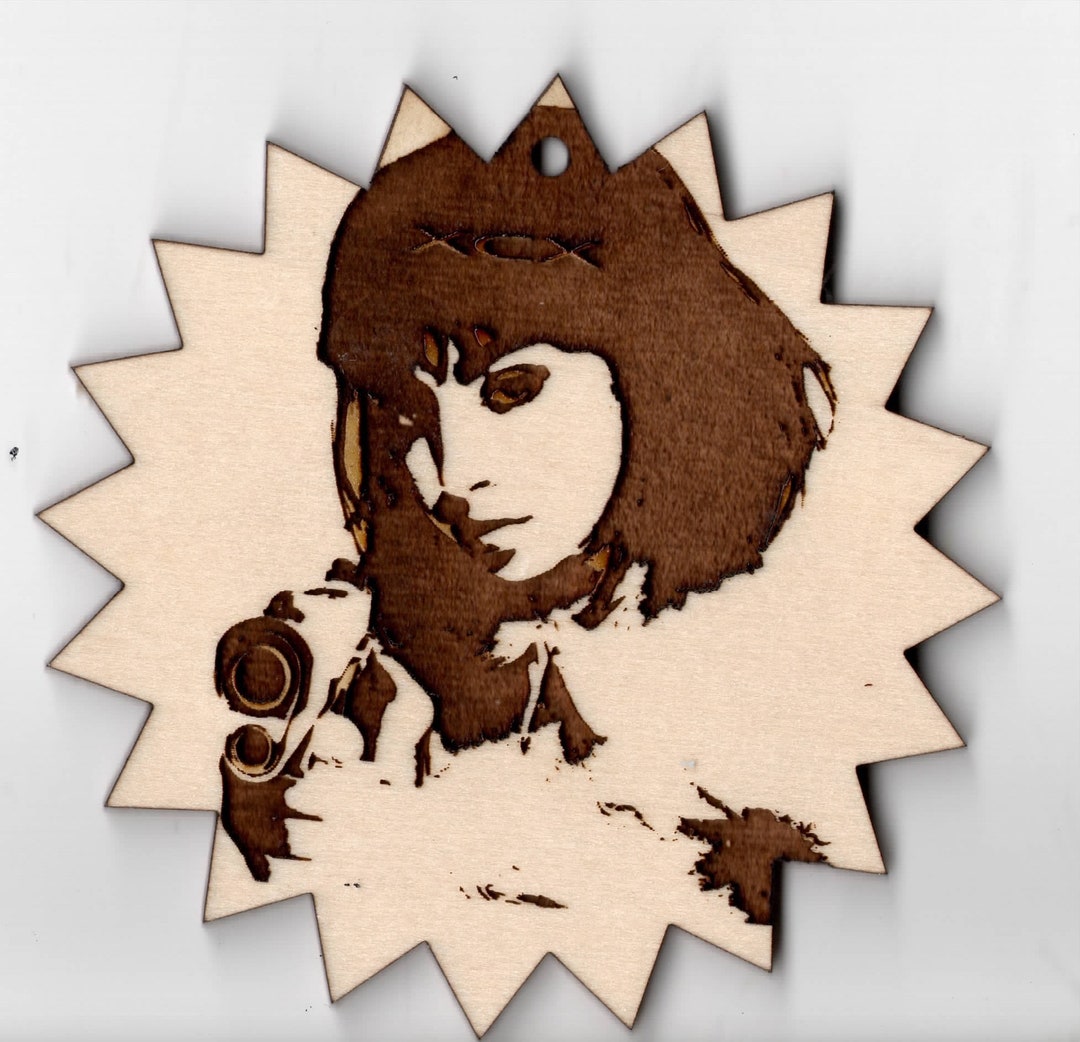 Charlie XCX Holding Gun SVG File Earring for Glowforge Brat Album Top40 ...