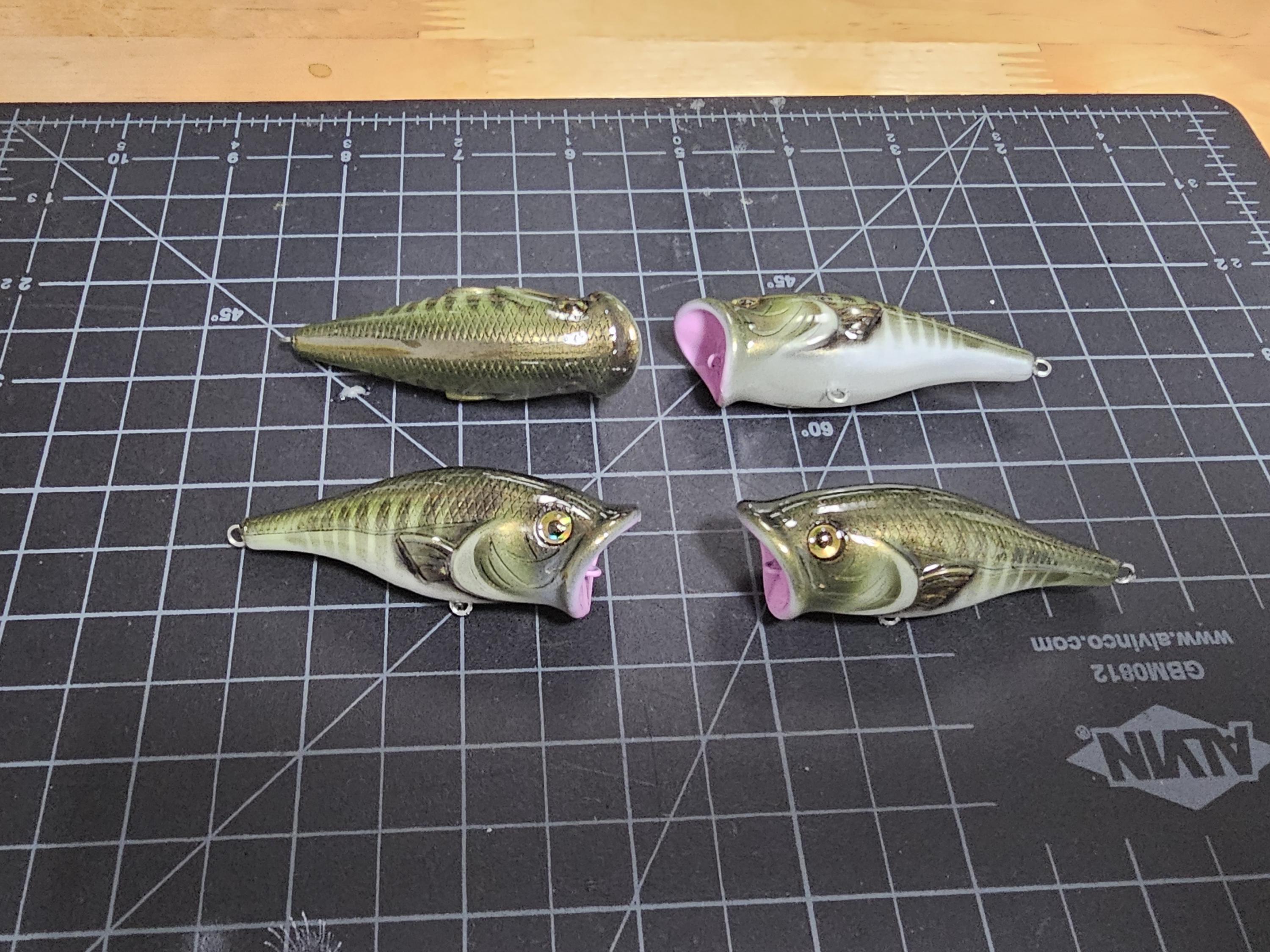 Custom Painted Babby Bass Fishing Lure - Etsy