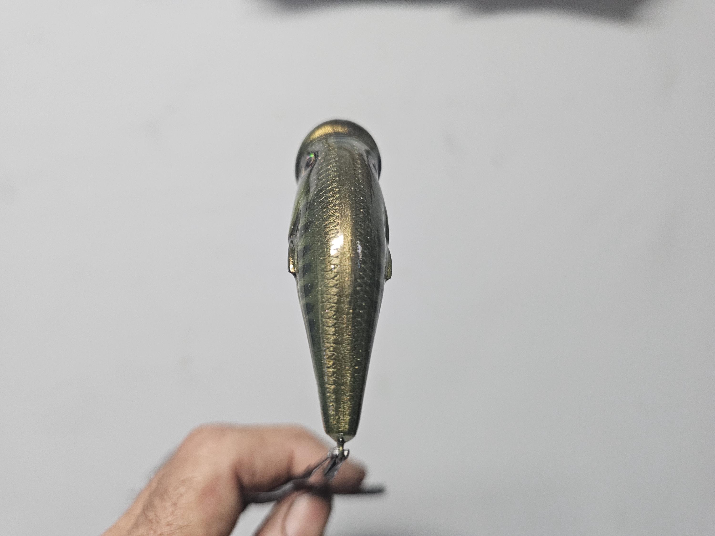 Custom Painted Babby Bass Fishing Lure - Etsy