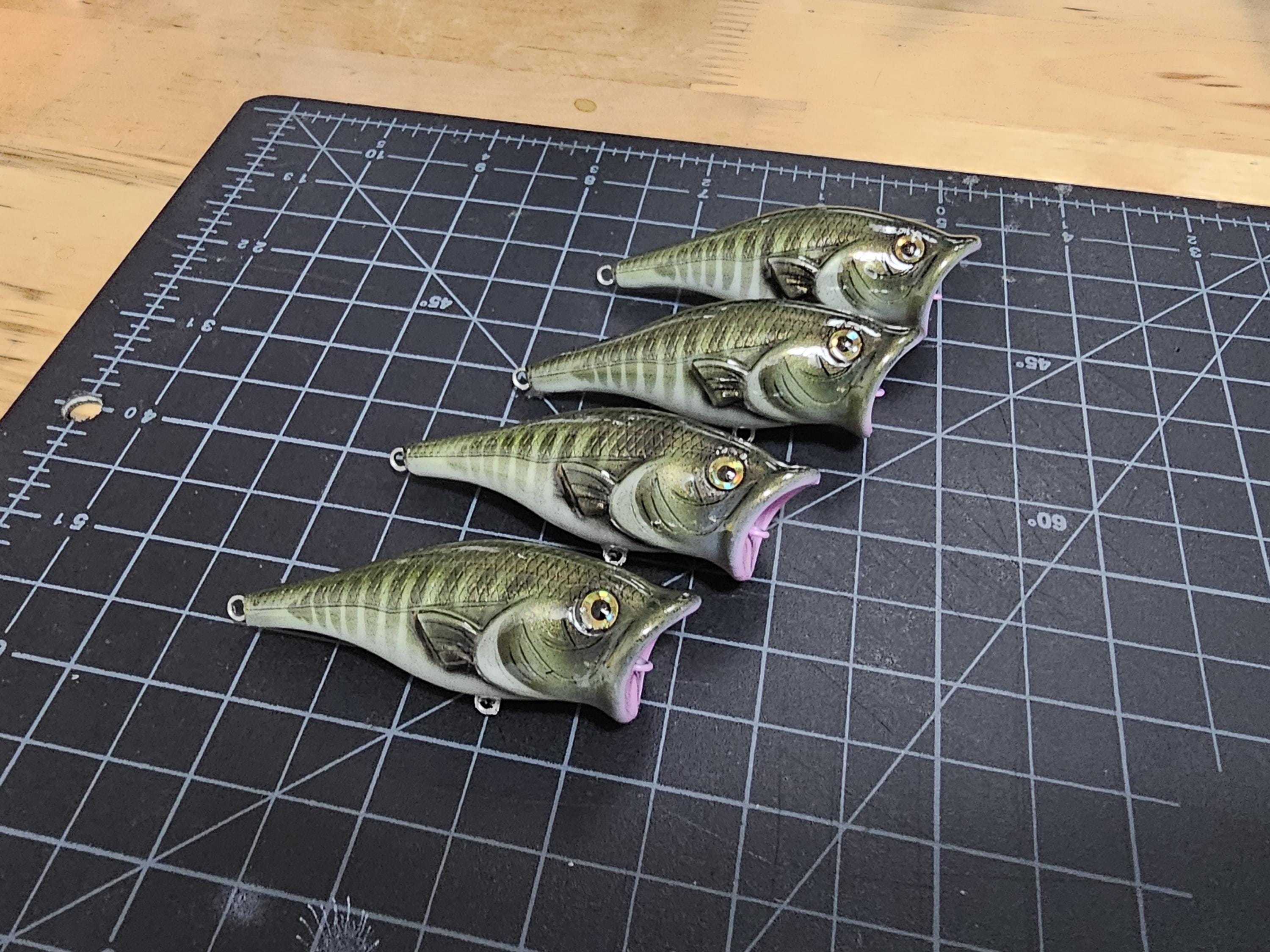 Custom Painted Babby Bass Fishing Lure - Etsy