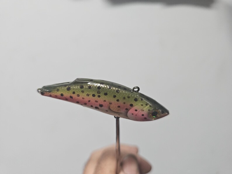 Custom Painted Babby Trout Fishing Lure - Etsy