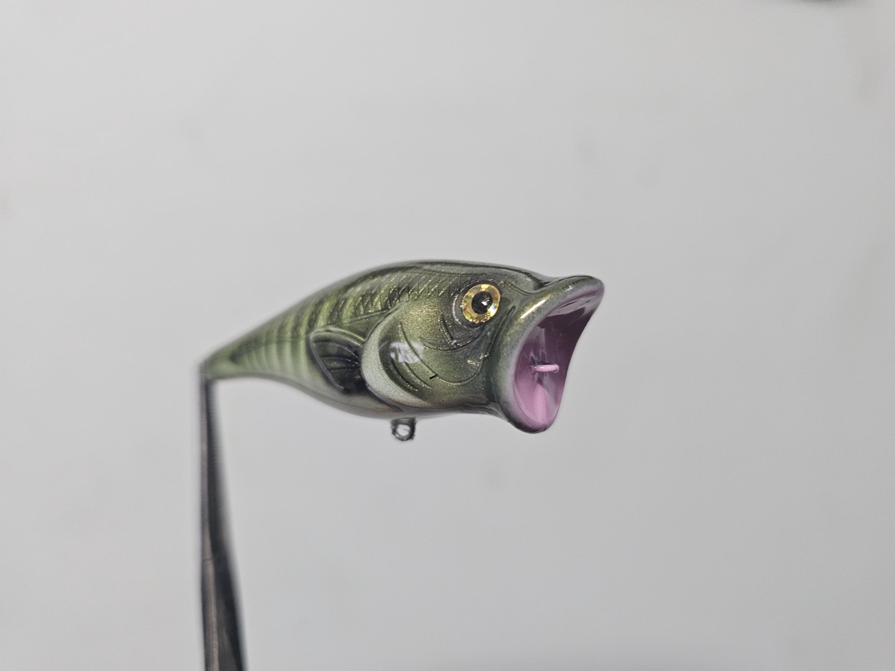 Custom Painted Babby Bass Fishing Lure - Etsy